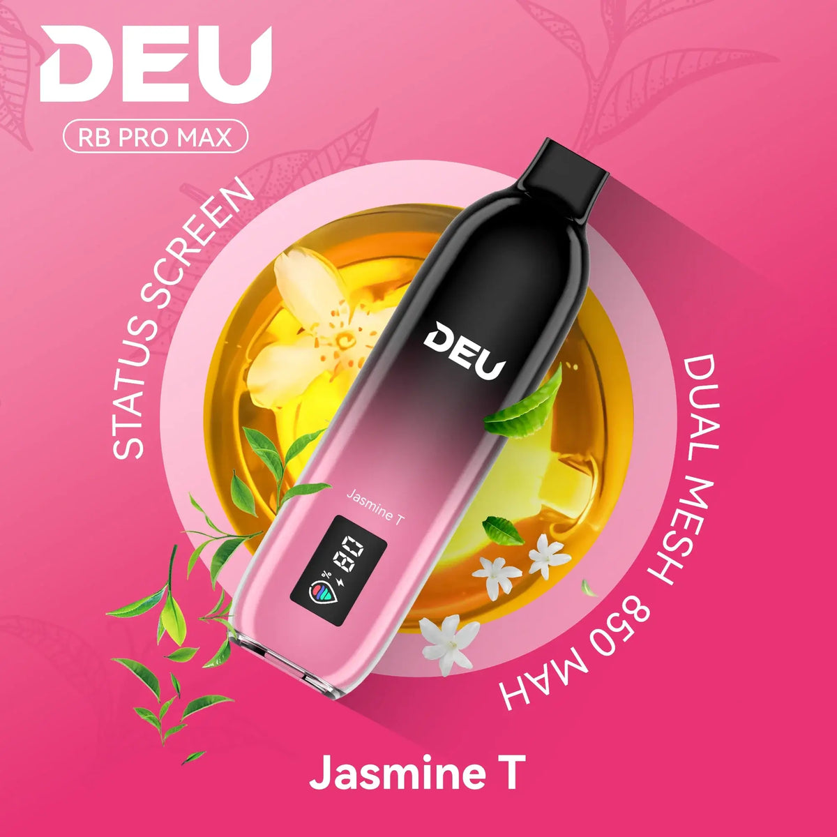 DEU RB Pro Max+ Jasmine T | Icy Jasmine Tea Disposable Vape – deunow